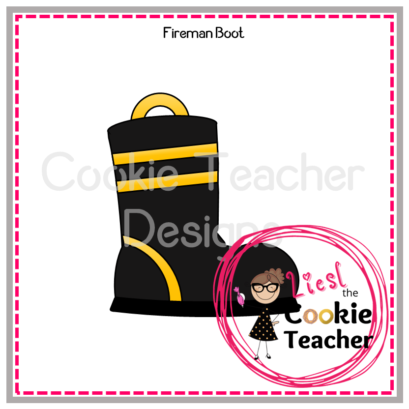 Fireman Boot – The Cookie Teacher