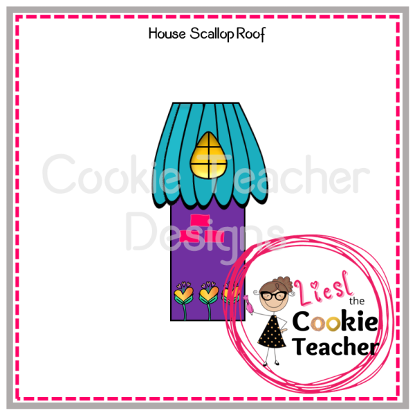 Scallop Roof – The Cookie Teacher