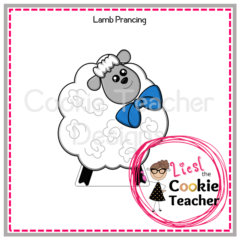 Lamb Prancing – The Cookie Teacher
