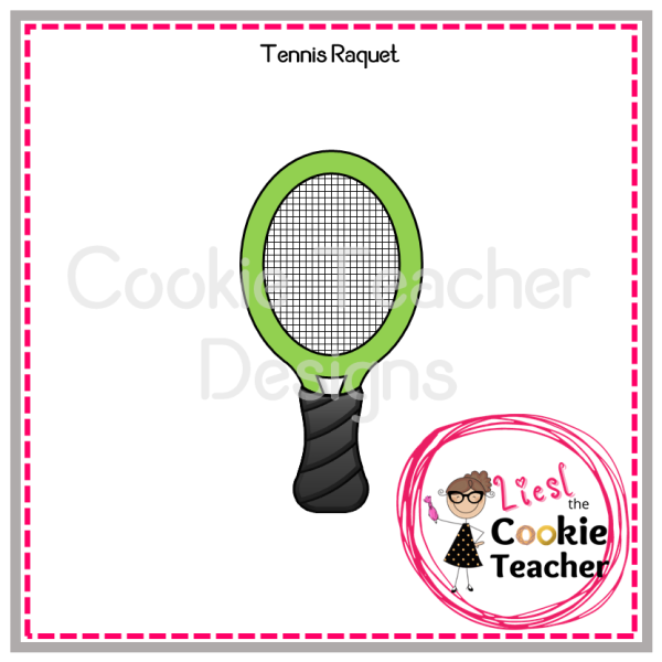 Tennis Raquet – The Cookie Teacher