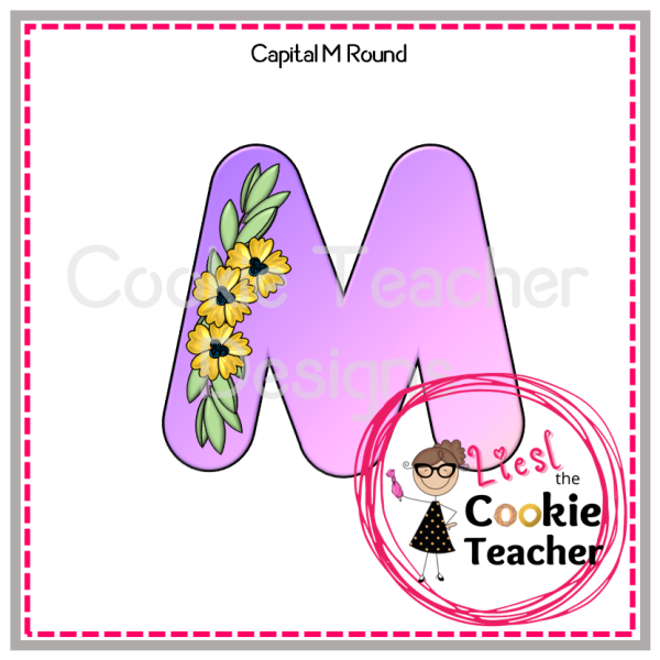Round Capital M – The Cookie Teacher