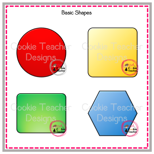 Basic Shapes – The Cookie Teacher