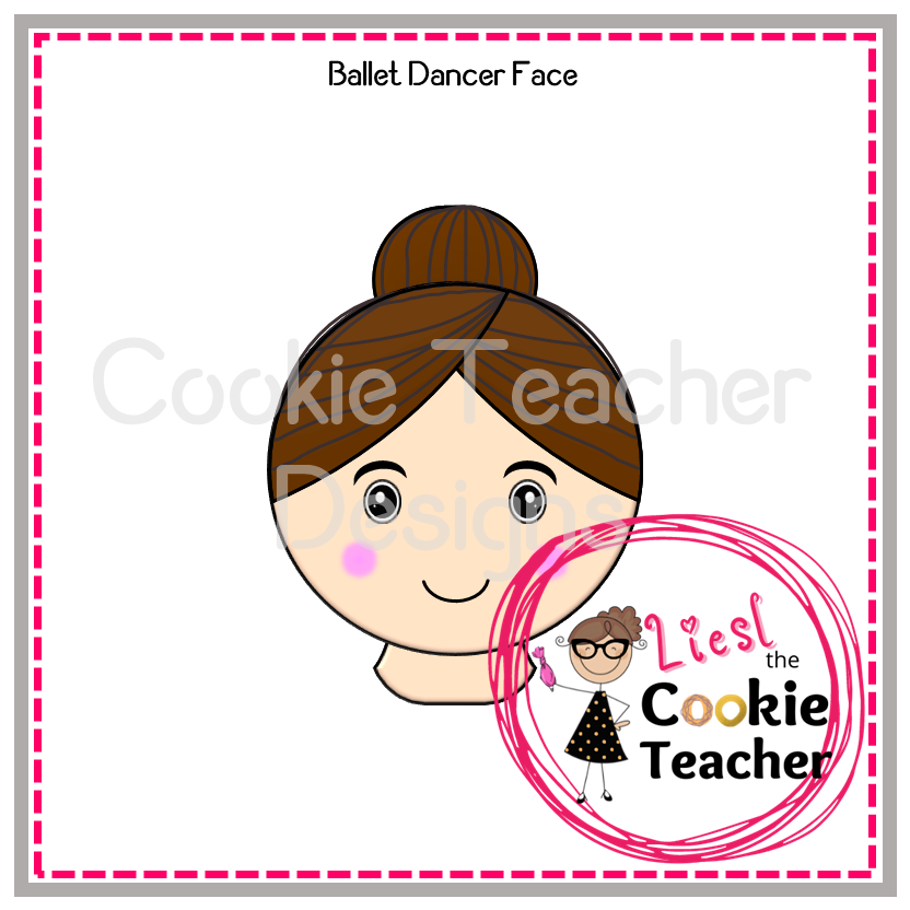 Ballet Dancer Face – The Cookie Teacher