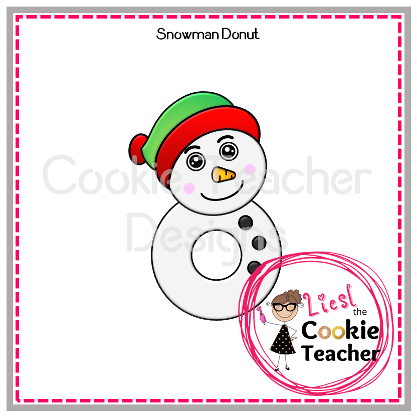 Donut Snowman – The Cookie Teacher