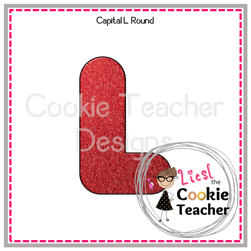 Round Capital L – The Cookie Teacher