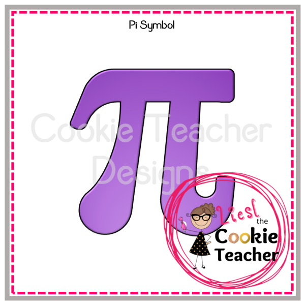 Pi Symbol – The Cookie Teacher