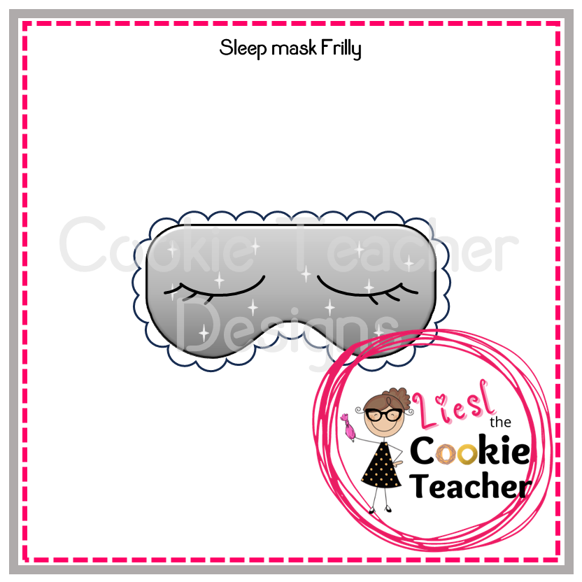 Sleep Mask Frilly – The Cookie Teacher